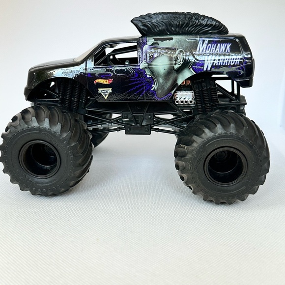 Hot Wheels | Toys | Hot Wheels Monster Jam Mohawk Warrior Black Monster ...